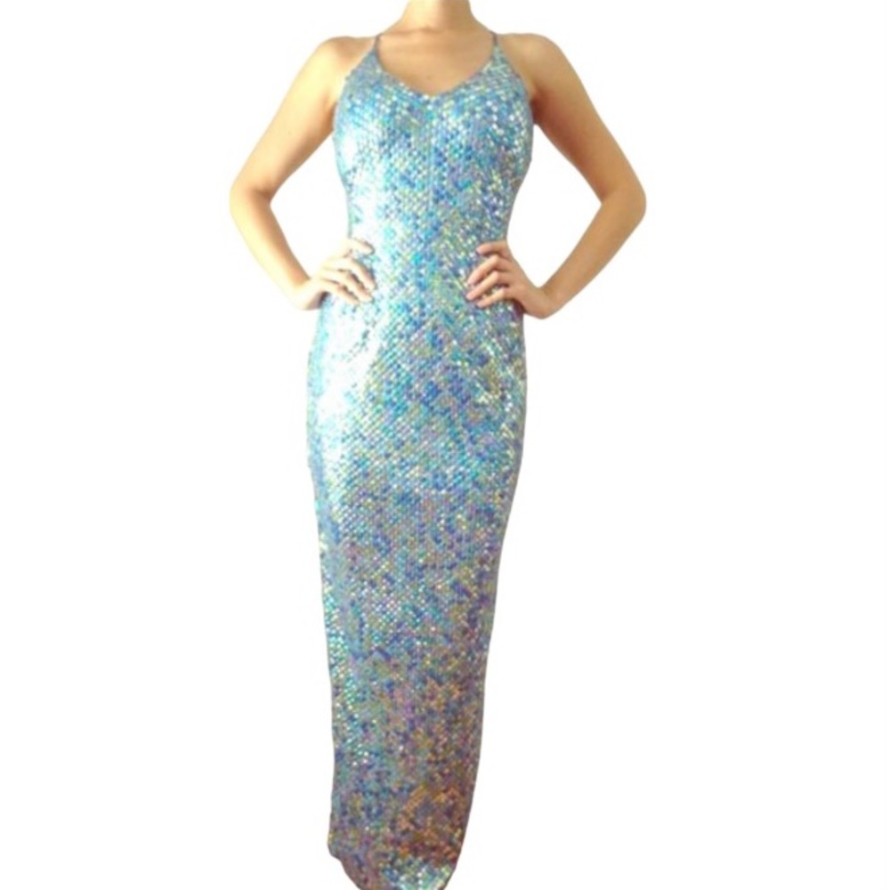 Mermaid Sequined Evening Gown - Gem